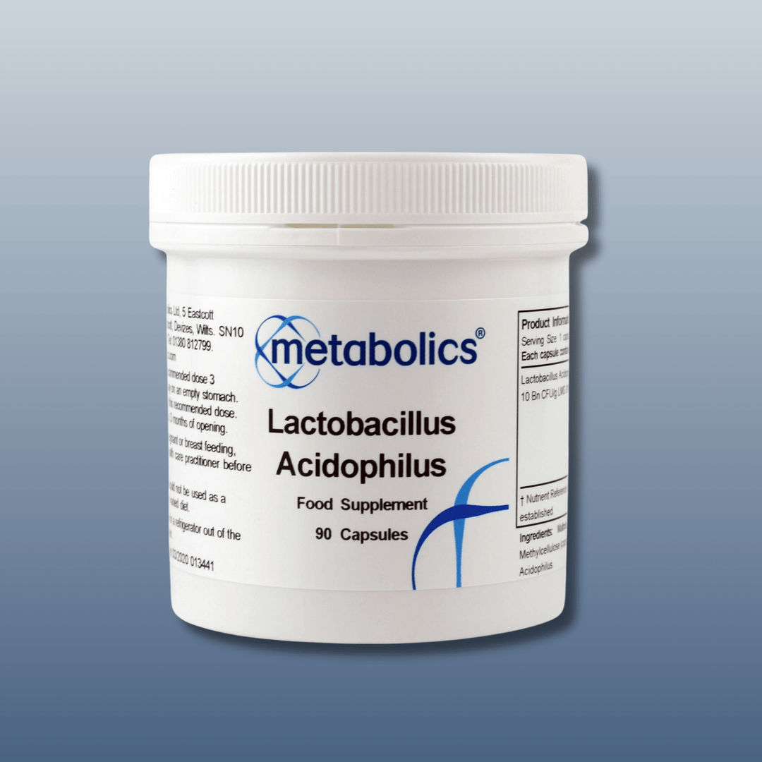 Lactobacillus Acidophilus Pot of 90 Capsules | Metabolics