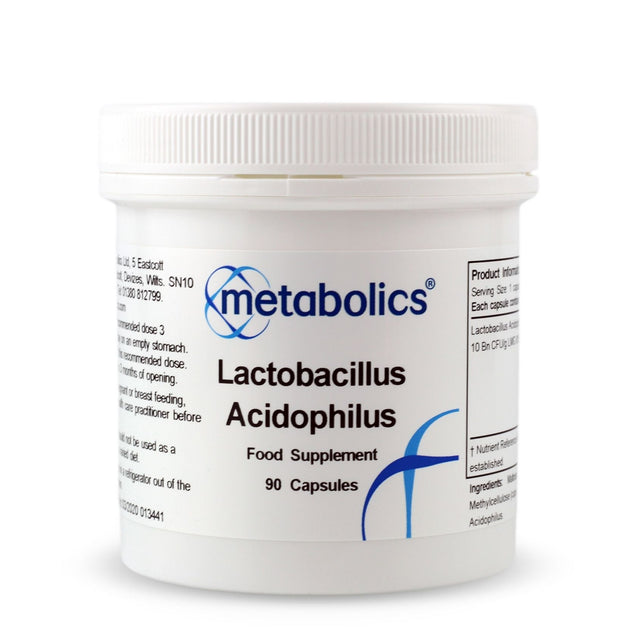 Lactobacillus Acidophilus Pot of 90 Capsules | Metabolics