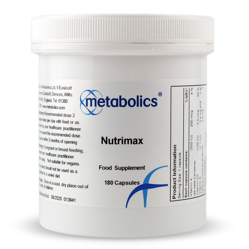 Nutrimax Multivitamin Supplement| Metabolics