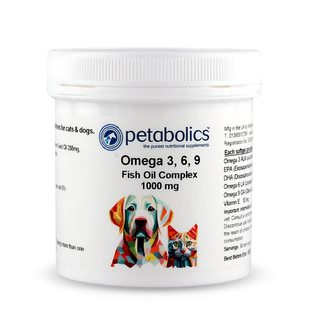Omega 3,6,9 Fish Oil Complex | Joint supplements for dogs | Petabolics ...