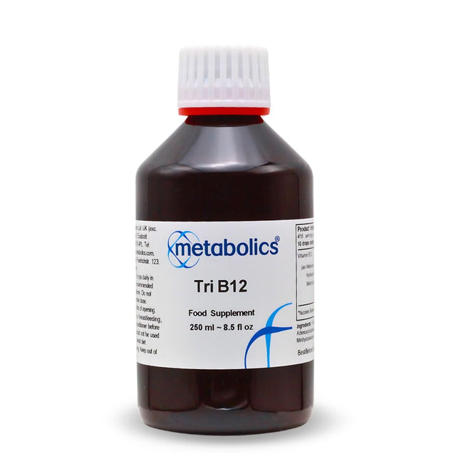 Tri B12 Liquid | Liquid Vitamin B12 | Metabolics