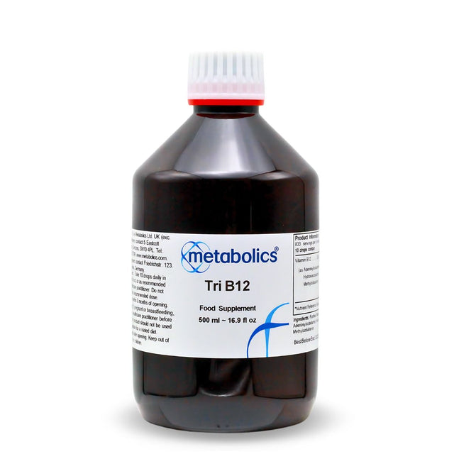 Tri B12 Liquid | Liquid Vitamin B12 | Metabolics