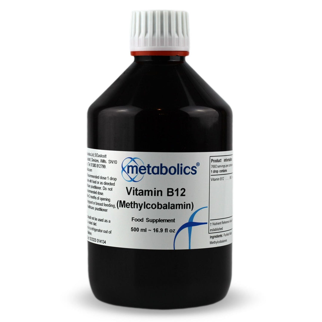 Methylcobalamin B12 Liquid for Energy & Nerve Support | Metabolics