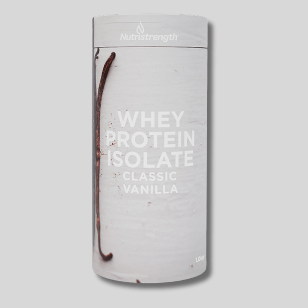 Whey Protein Isolate Classic Vanilla | Nutristrength – Metabolics